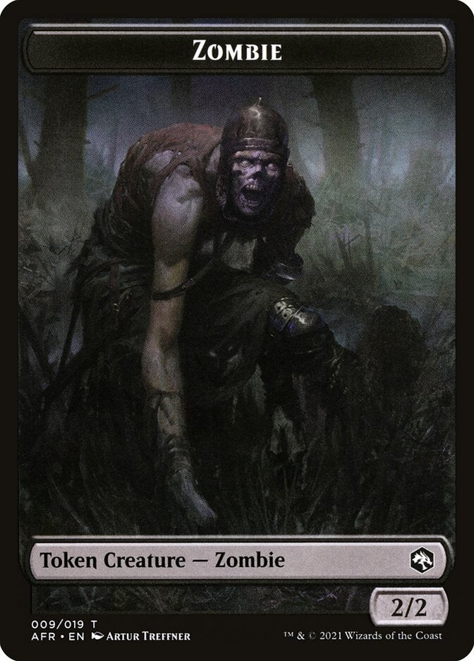 Zombie Token [Dungeons & Dragons: Adventures in the Forgotten Realms T